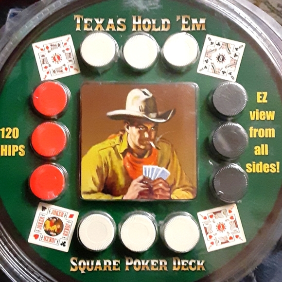 Accoutrements | Games | Texas Hold Em Square Poker Deck W2 Chips | Poshmark